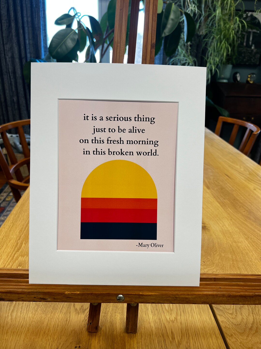 Mary Oliver Poem Print Mary Oliver High Quality Matt Print Mary Oliver