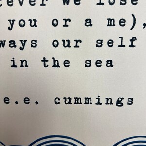 Ee Cummings Print - Poetry, Wall Art Decor - Gifts for Homes ...
