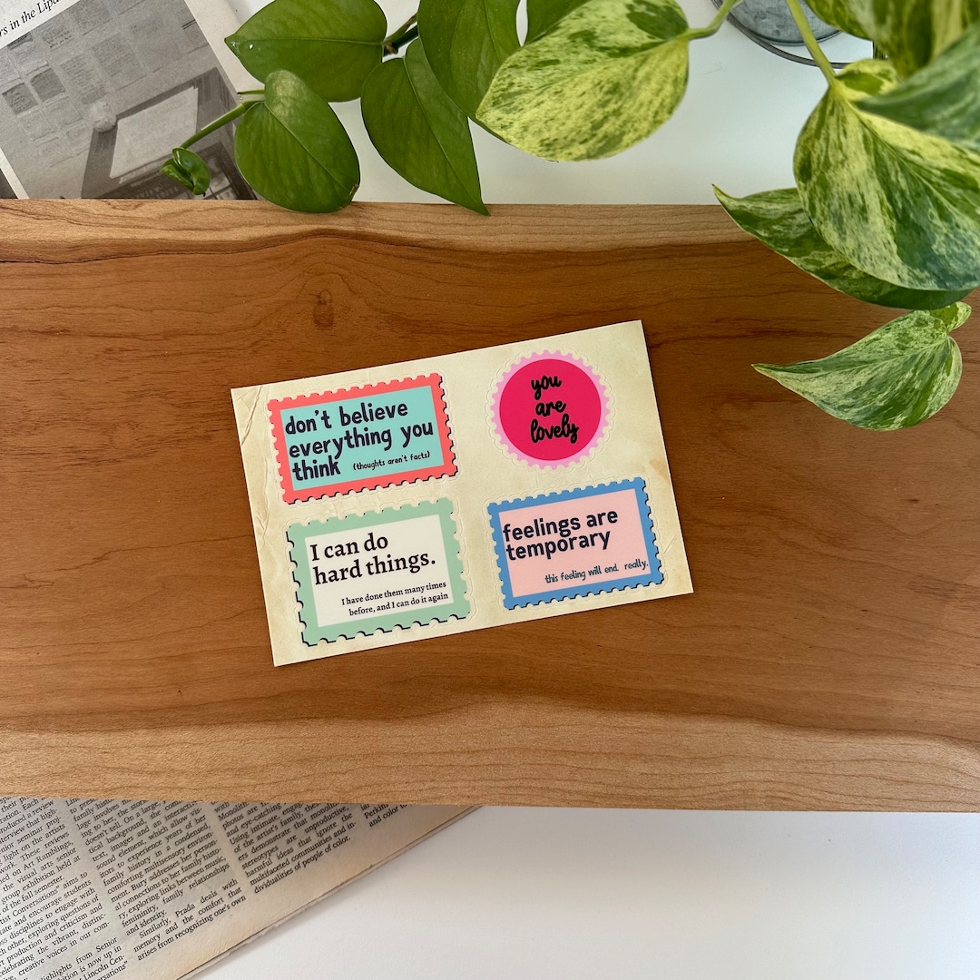 CBT Sticker Sheet - Cognitive Behavioural Therapy - Mental Health ...