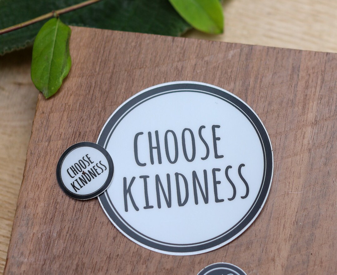 Choose Kindness Sticker - Modern Laptop Sticker - Cute Water Bottle ...