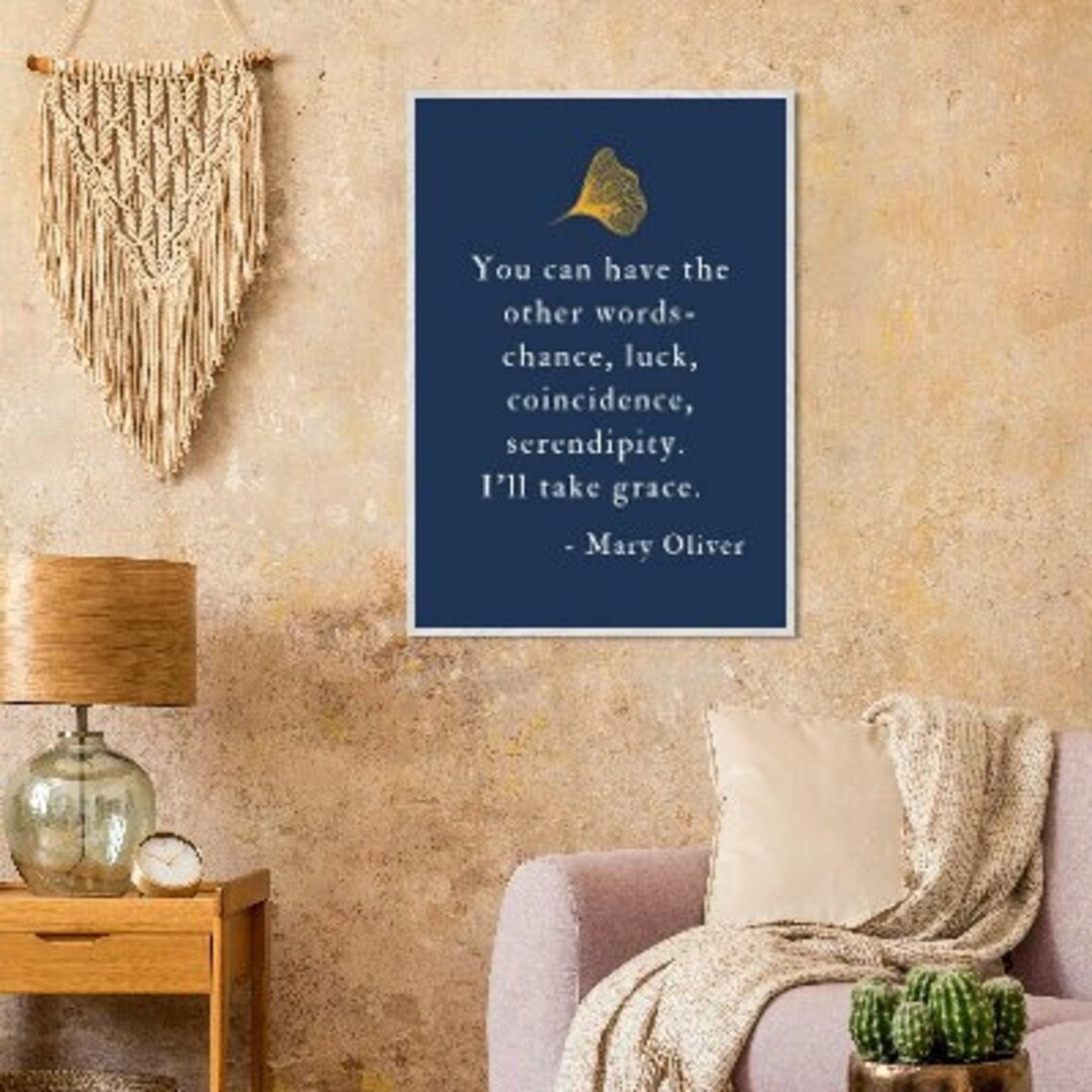 Mary Oliver Poetry Poster You Can Have the Other Words Motivational ...