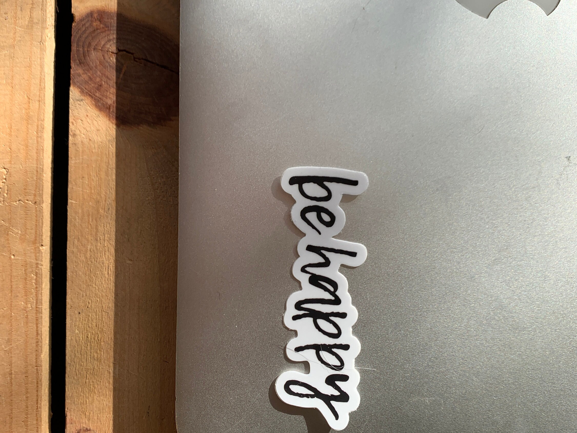 Be Happy Sticker for Laptop Water Bottle or Phone - Etsy
