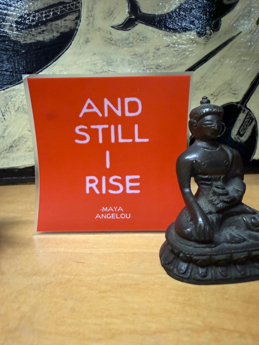 And Still I Rise Sticker – Maya Angelou Quote Vinyl Sticker, Feminist ...
