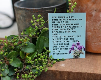 Mary Oliver Sticker ''what is It You Plan to Do With Your One Precious ...