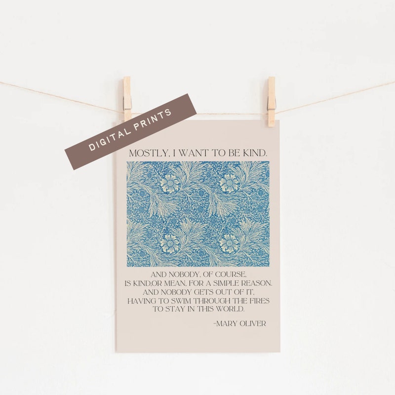 Mary Oliver Wall Art - Etsy