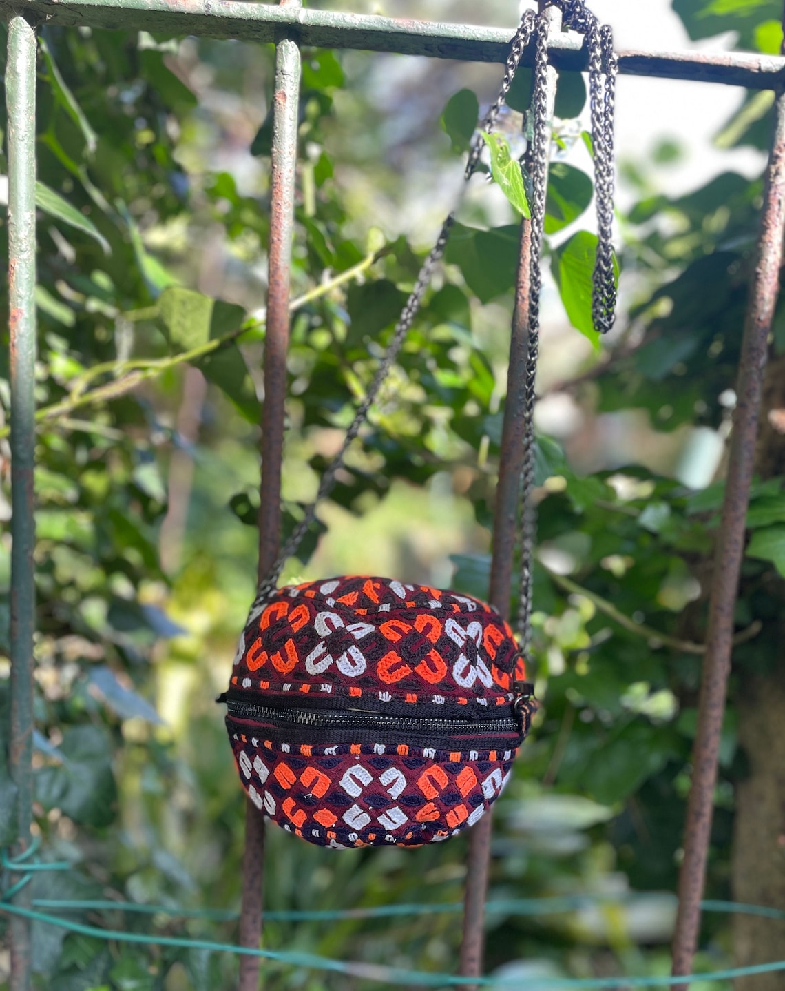 Embroidered Bucket Bag Made With Hats. Ethnic Clutch Bag. 136 Cm Long ...