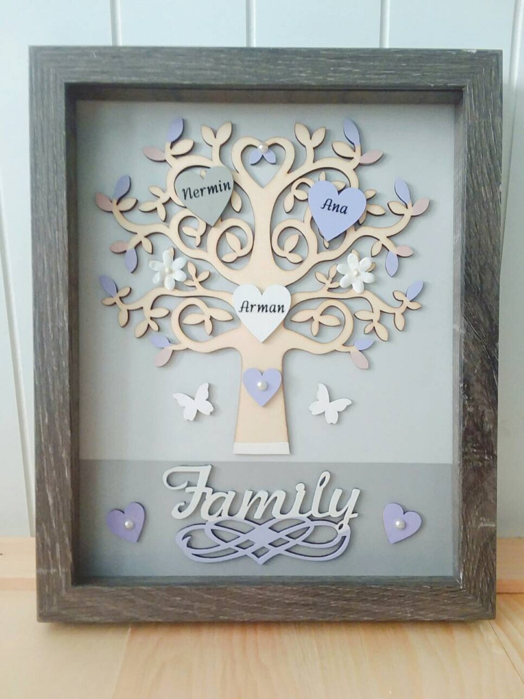 Family Tree Frame,christmas Present,anniversary Gift,birthday Gift,gift ...
