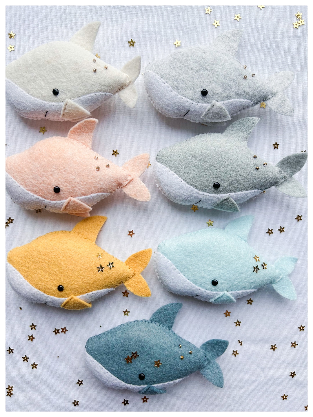 Shark Hanging Decoration, Under the Sea Wall Decor for Nursery Bedroom ...