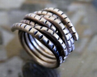 Silver Tribal Ring - Etsy