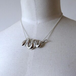 Solid Sterling Silver Snake Pendant Necklace by You Got the Silver ...