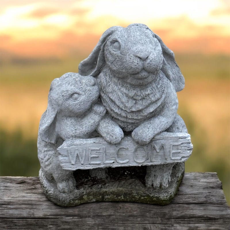 Outdoor Rabbit Statues - Etsy