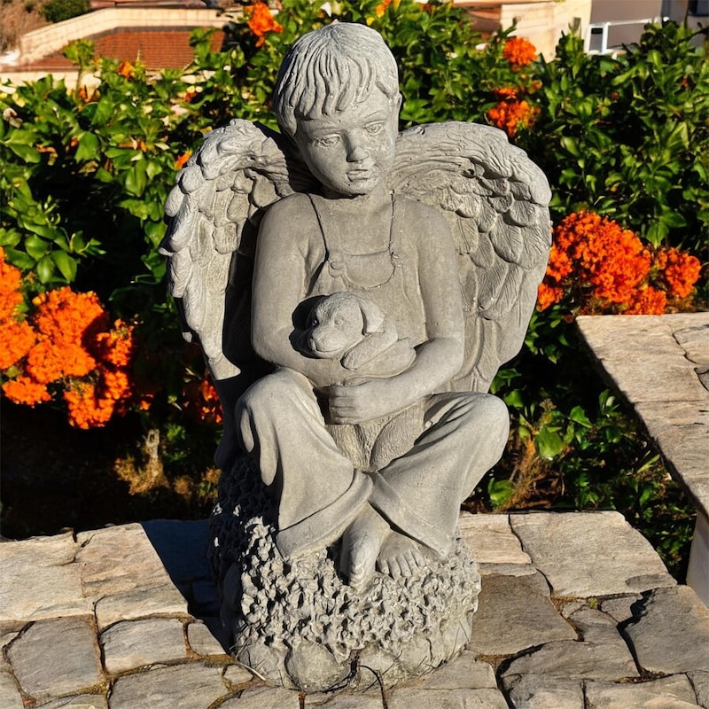 Angel Boy Garden - Etsy