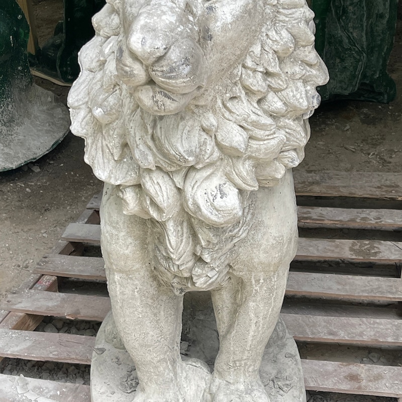 Outdoor Large Lion Statue - Etsy