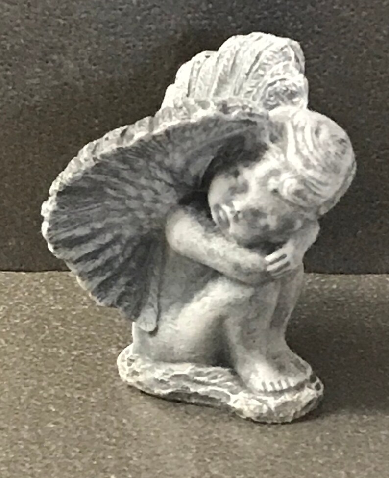 Angel Statue Cherub Statues Sleeping Angel Cement Angel - Etsy