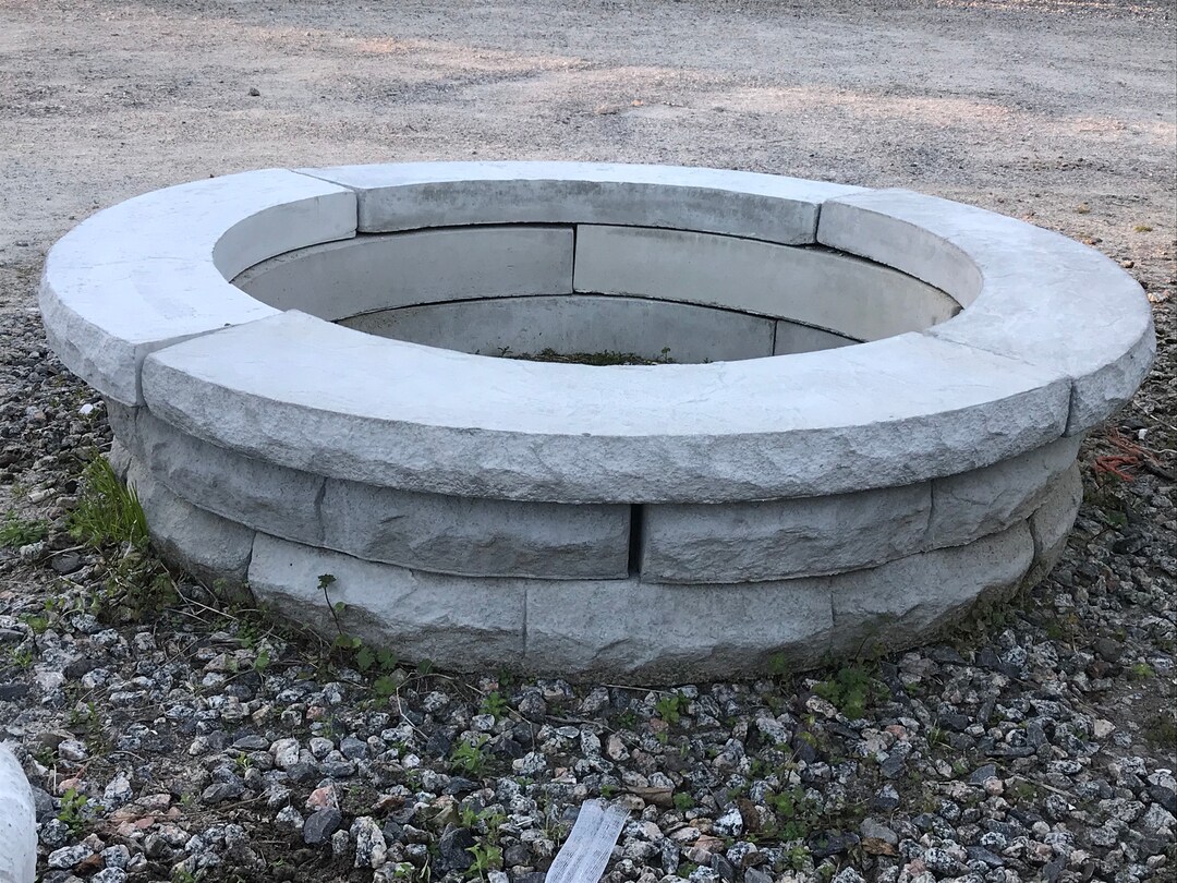Concrete Fire Pit - Outdoor Fire Pit - Patio Fire Pit - Seasonal Fire ...