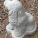 Cement Dog Statue, Cocker Spaniel, Pet Statue, Pet Memorial Stone ...