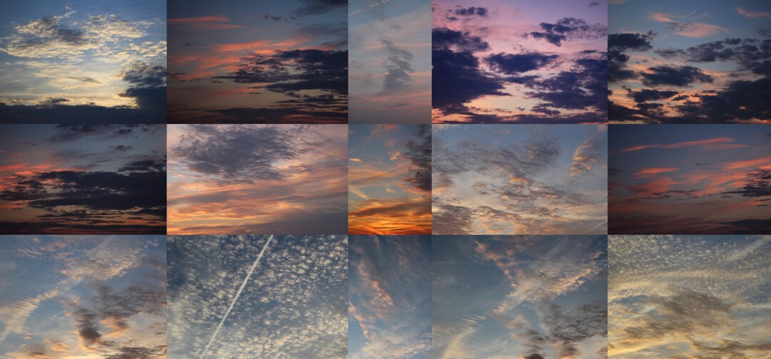 Evening Skies Overlays - Etsy