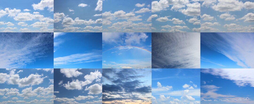 Blue Skies Overlays - Etsy