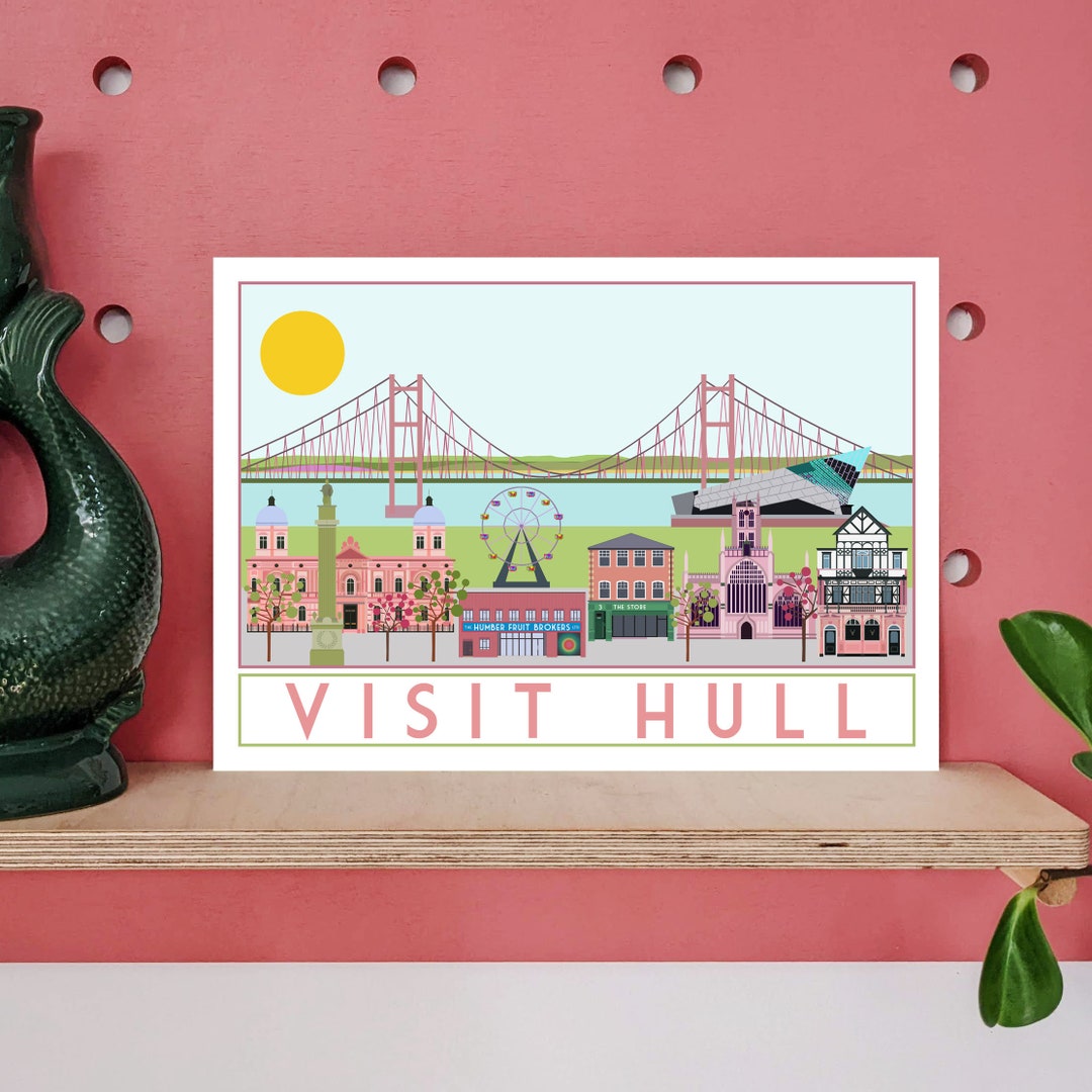 Visit Hull Travel Poster - Etsy