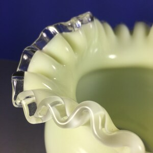 Fenton Ruffle Top Vase - Etsy