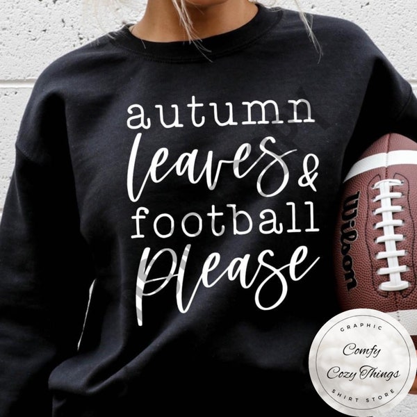 Autumn Leaves and Football Please - Etsy
