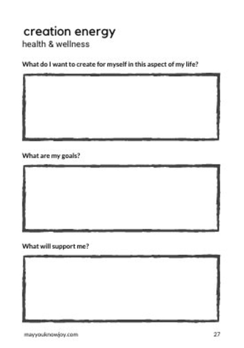 Intention Setting Workbook - Perfect Guide for Self-reflection and ...