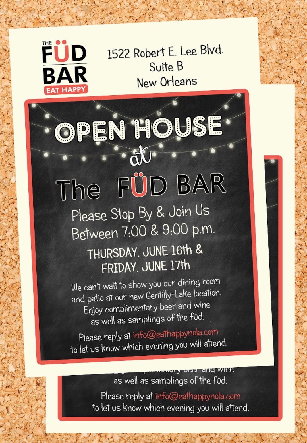 Open House, Restaurant Open House Invitation, Restaurant Grand Opening ...