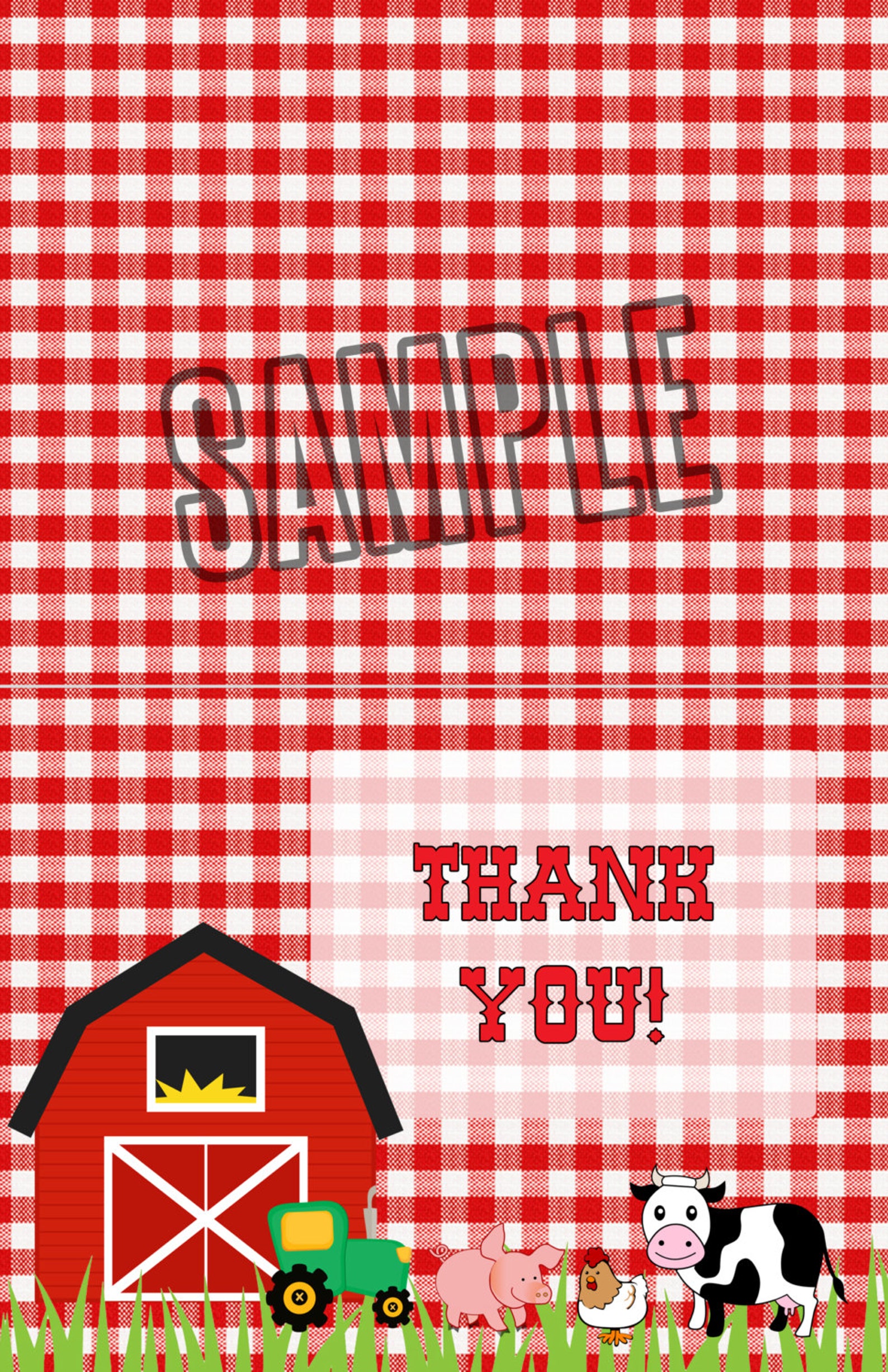 Farm Invitations Farm Animal Invitations Farm Birthday - Etsy