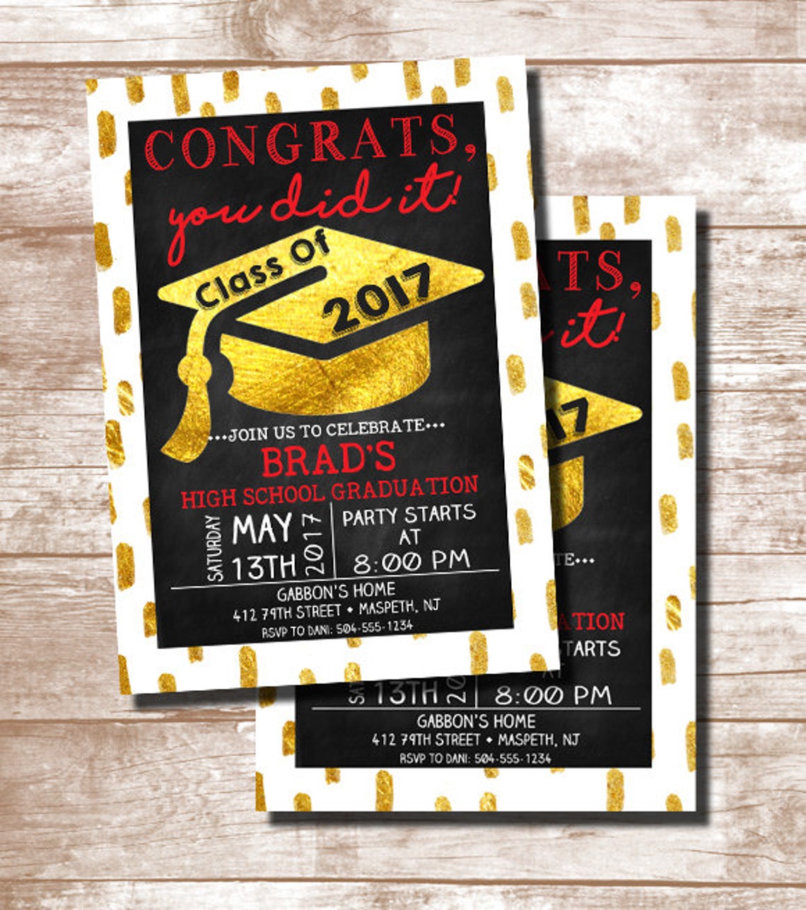 Graduation Party Invitation Graduation Invitation Graduation - Etsy