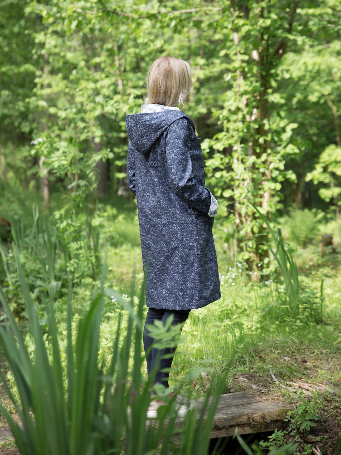 Hidden Lake Raincoat, Impregnated Cotton With Cotton Lining, Natural ...