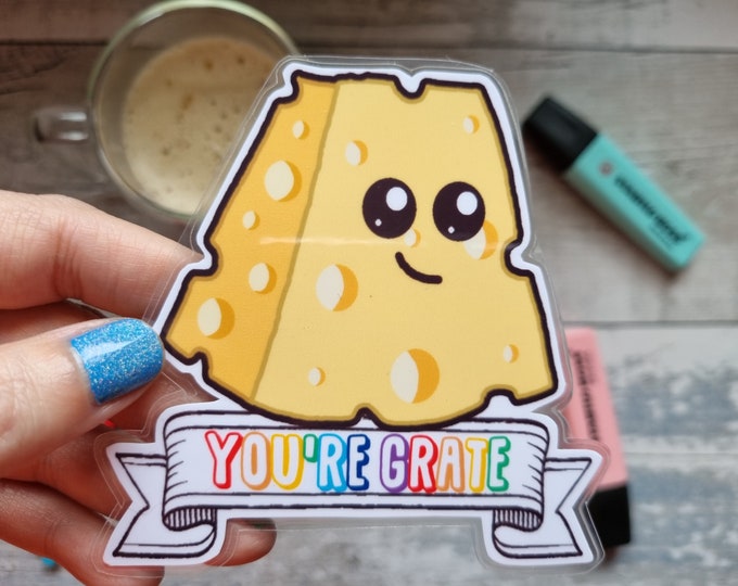 Cheese Magnet, Positivity Magnet, Motivational Gift, Inspirational ...