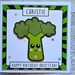Broccoli Birthday Card, Funny Card, Birthday Greeting, Food Lover ...