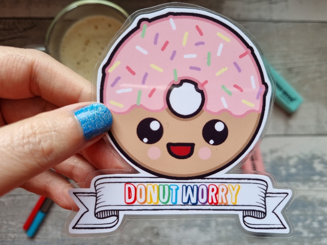 Doughnut Fridge Magnet, Positivity Magnet, Motivational Gift ...