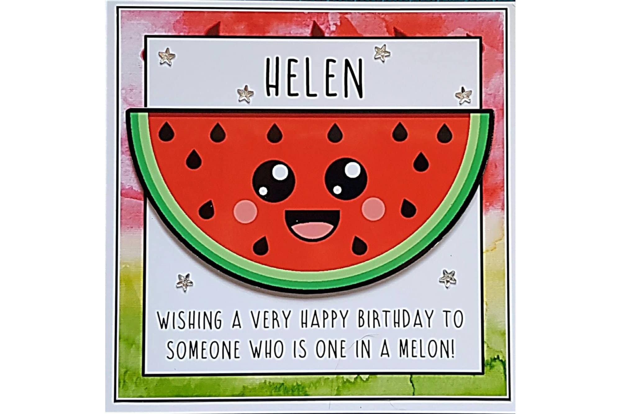 Watermelon Birthday Card Funny Card Birthday Greetings | Etsy UK