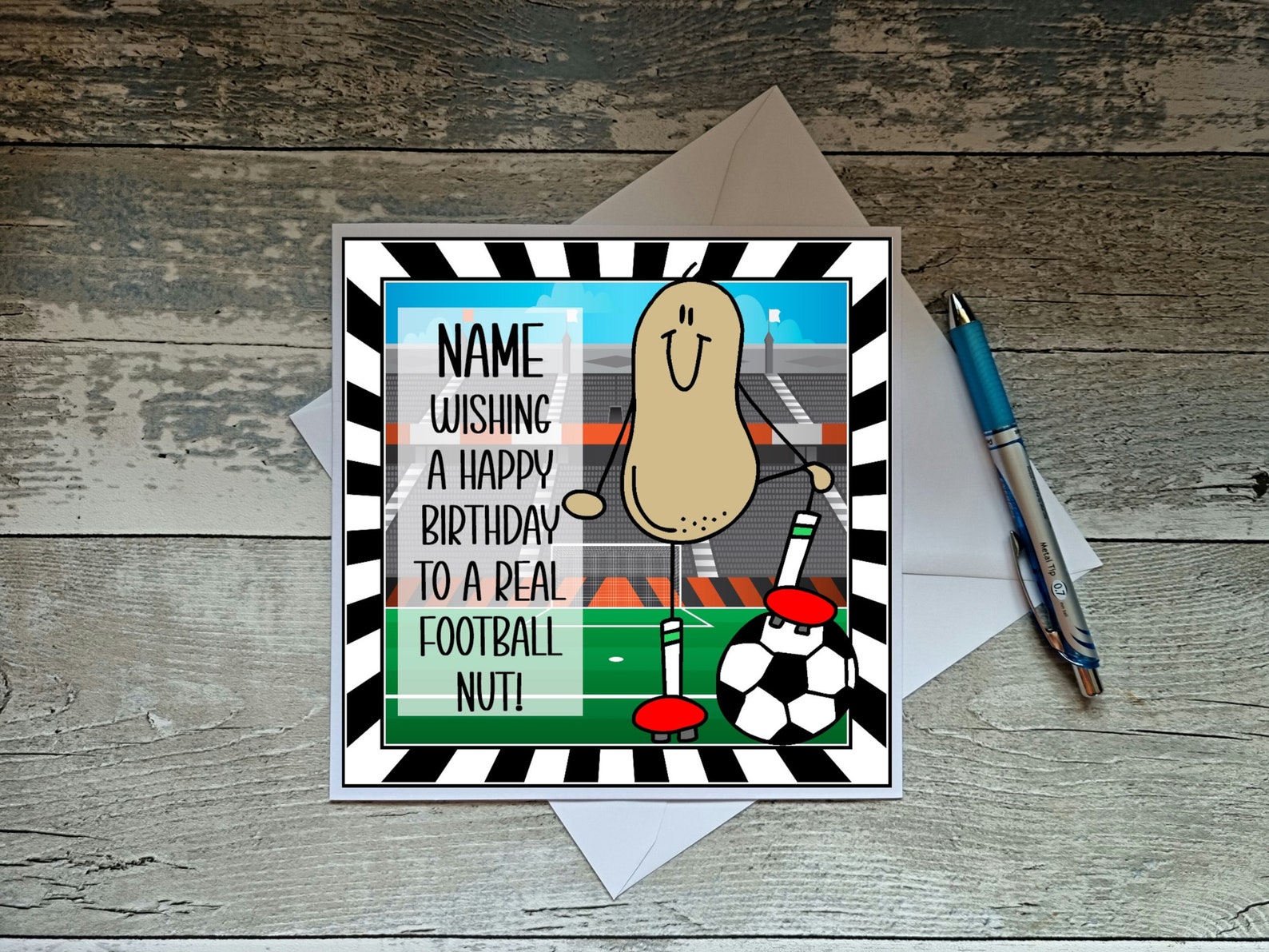 Football Birthday Card Football Fan Footie Mad Sports - Etsy UK