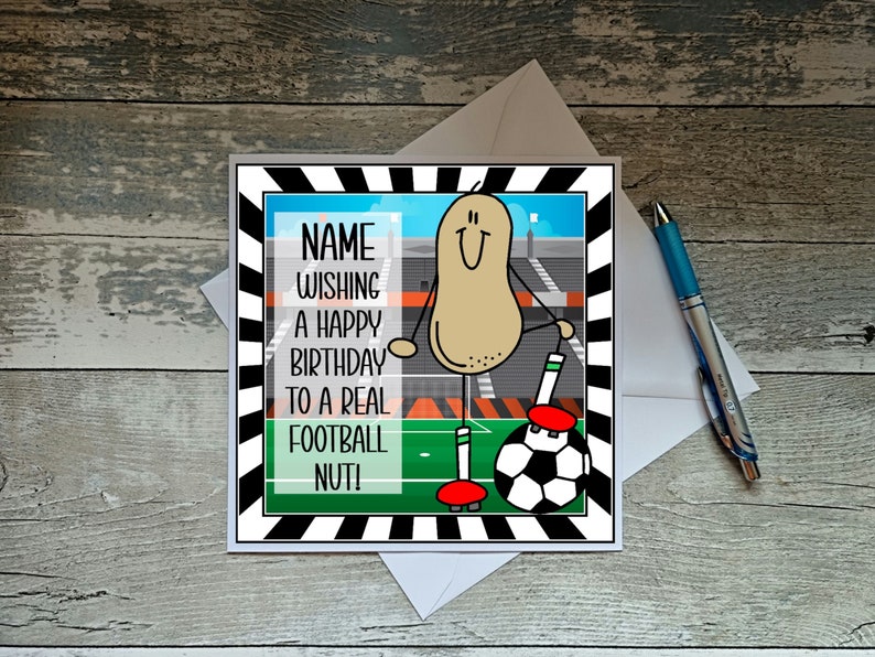 Football Birthday Card Football Fan Footie Mad Sports - Etsy UK