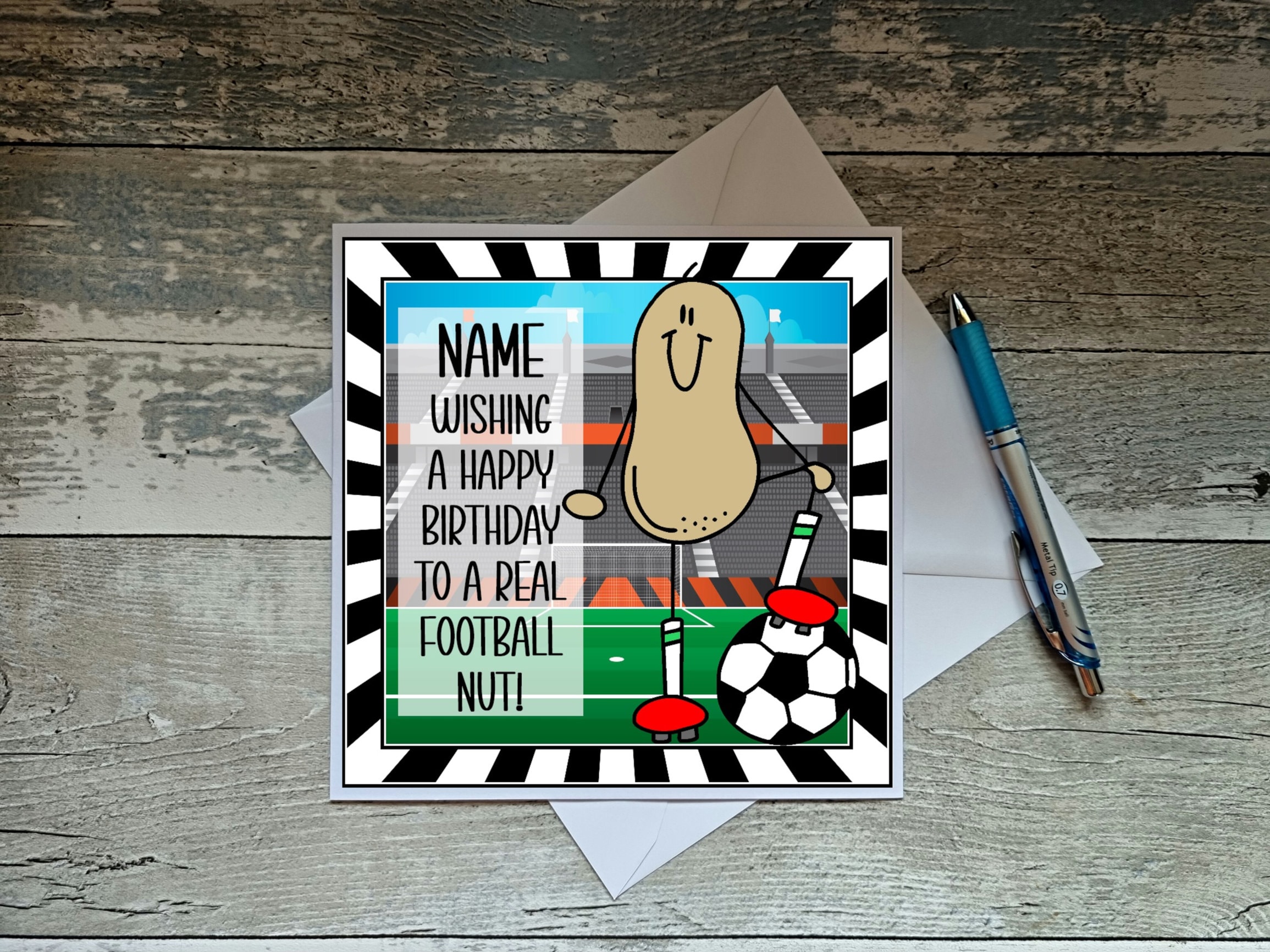 Football Birthday Card Football Fan Footie Mad Sports - Etsy UK