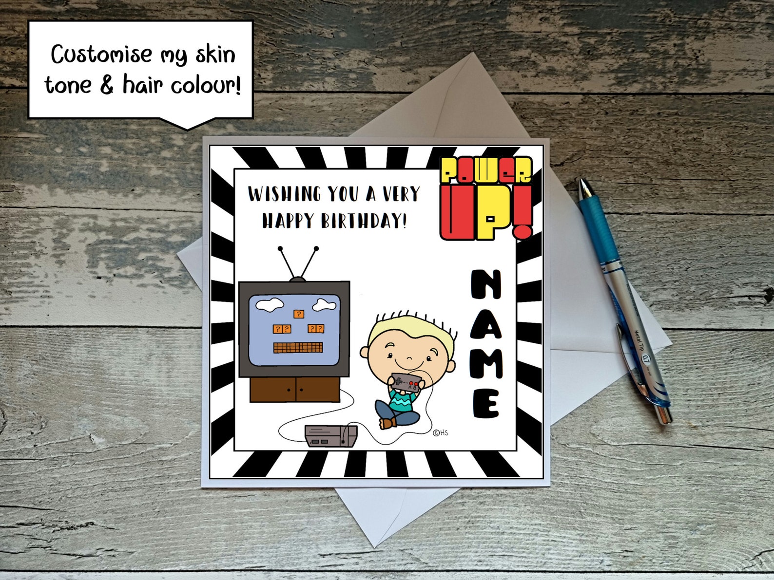 Gamer Boy Birthday Card Greetings Card Birthday Greetings - Etsy