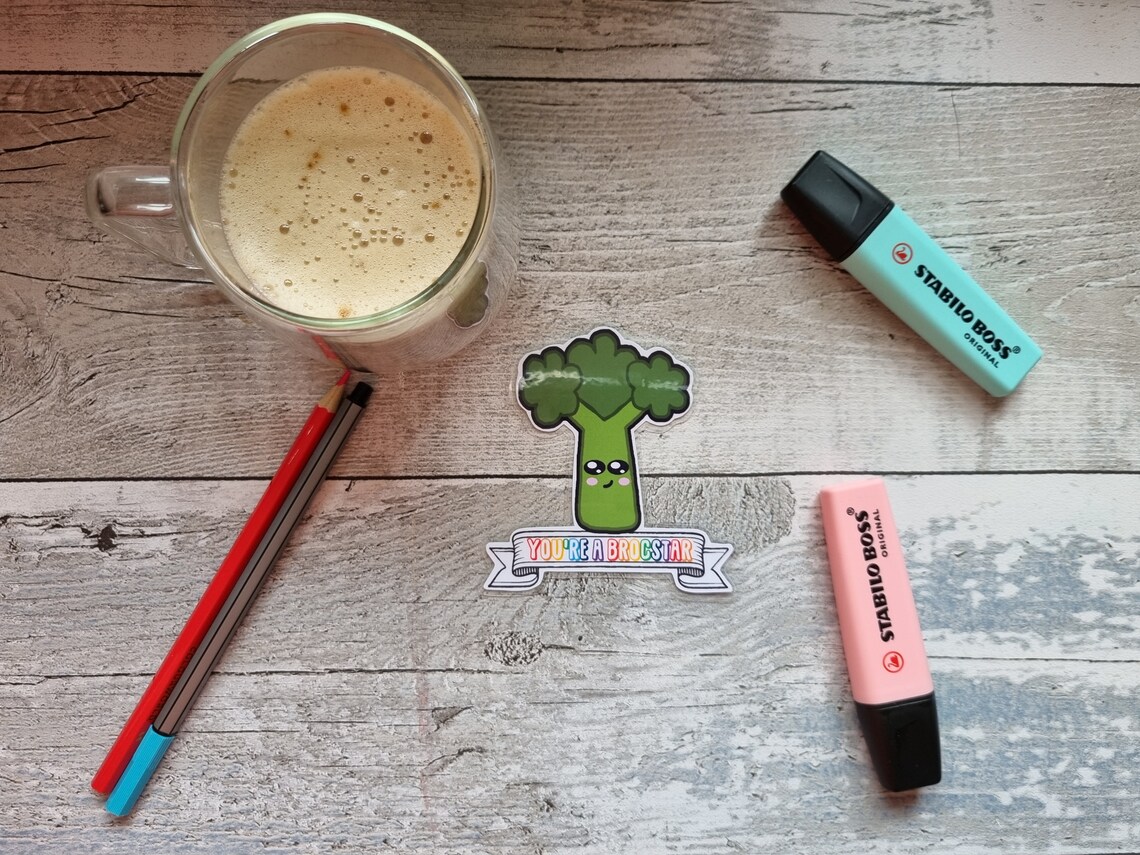 Broccoli Magnet Positivity Magnet Motivational Gift - Etsy