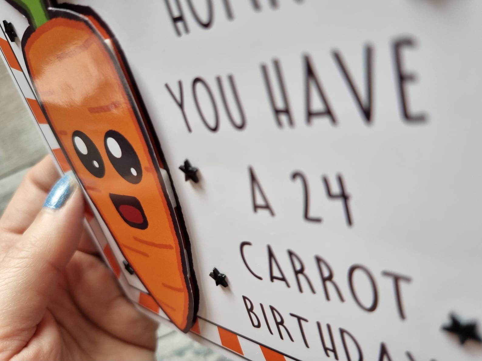 Carrot Birthday Card Funny Card Birthday Greetings Veggie - Etsy UK