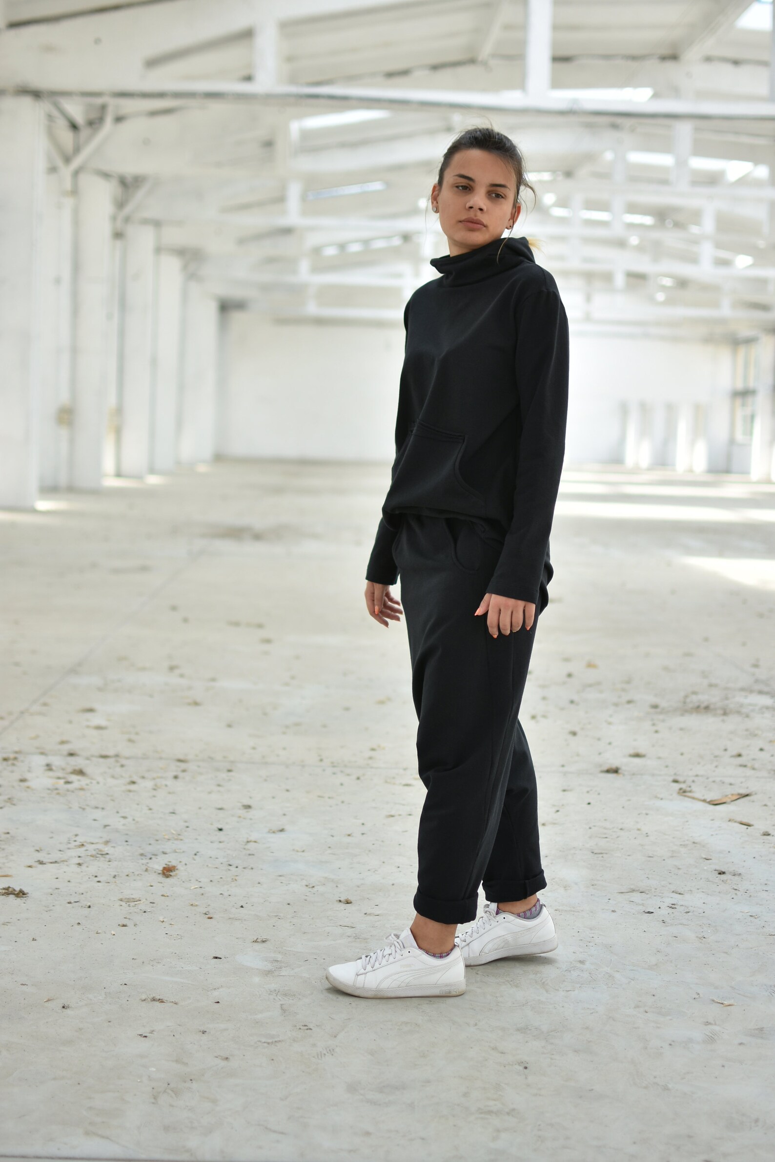 Women Black Set Set of 2 Urban Clothing Black Sweatshirt - Etsy