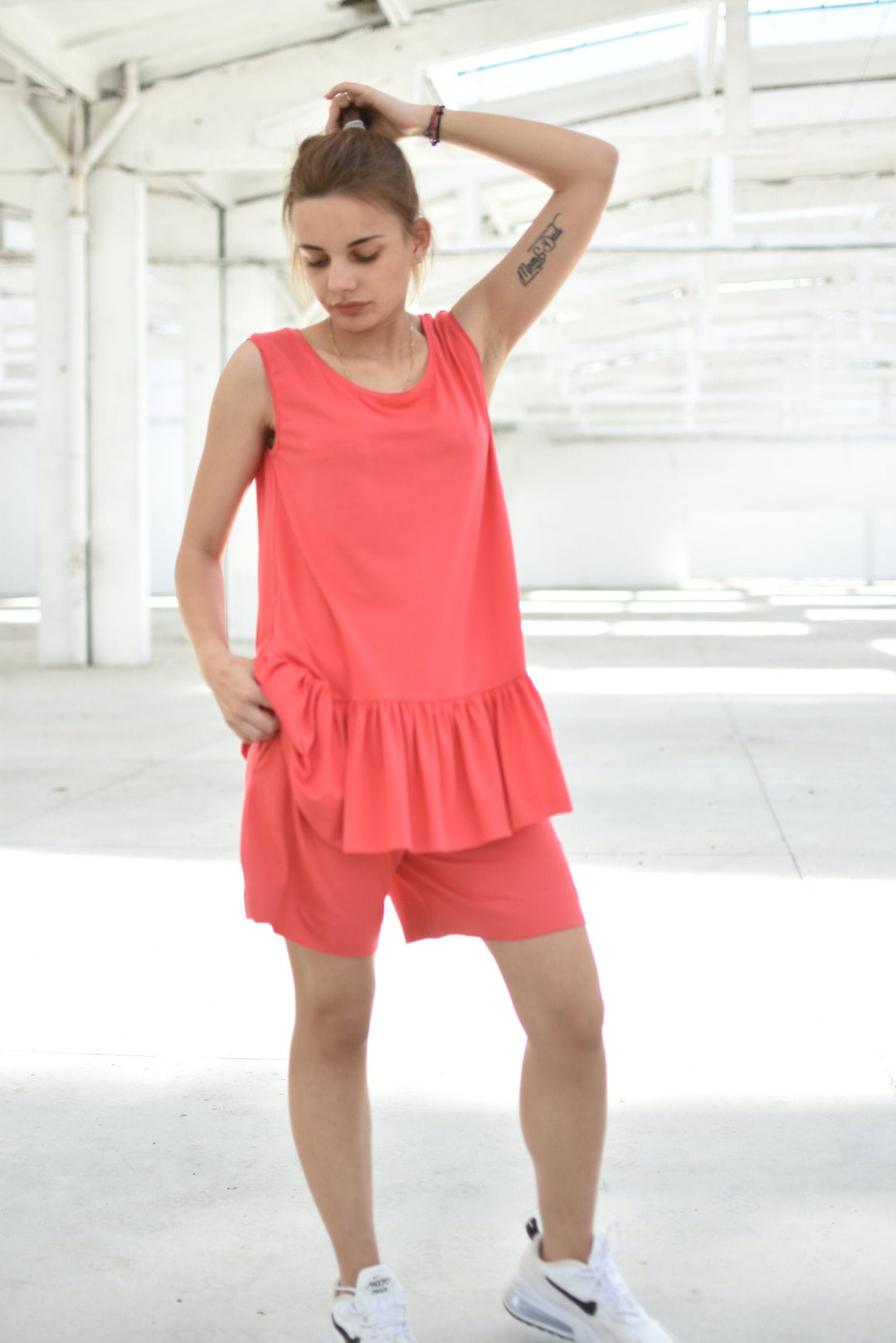 Coral Tank Top, Summer Tank Top, Comfort Colors Tanks, Soft Tank Top ...