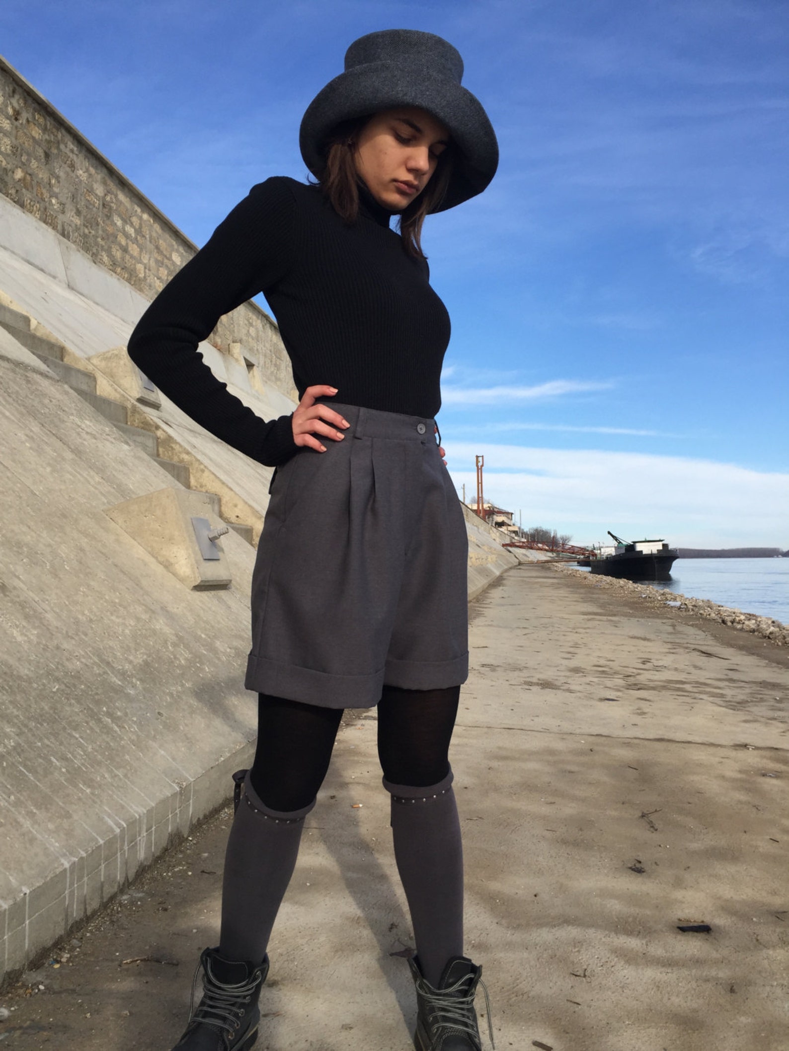 Wool Shorts Elegant Shorts Short Pants Elegant Pants Suit | Etsy