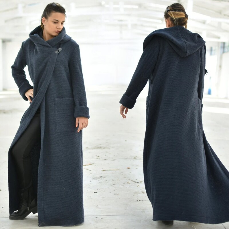 Knee Length Coat - Etsy