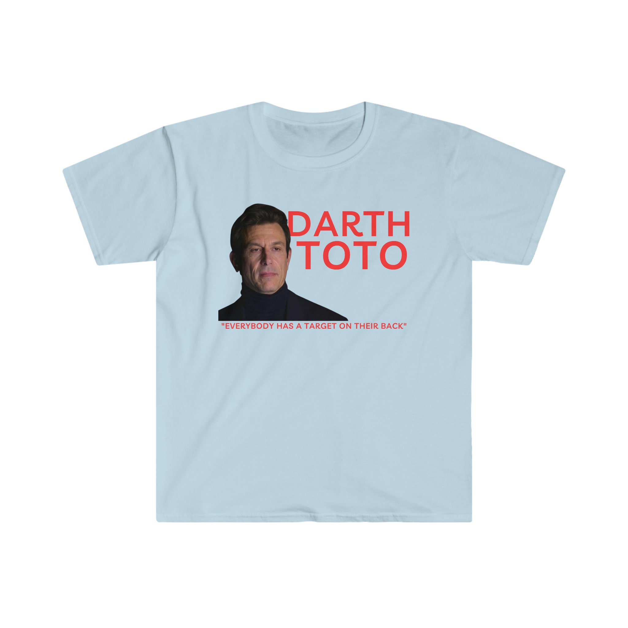 Darth Toto Wolff Shirt Unisex Softstyle T-shirt Funny Formula 1 One Dts ...