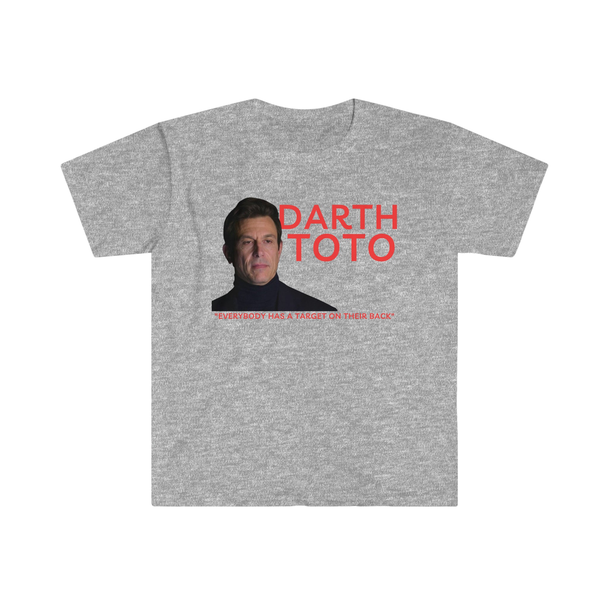 Darth Toto Wolff Shirt Unisex Softstyle T-shirt Funny Formula 1 One Dts ...