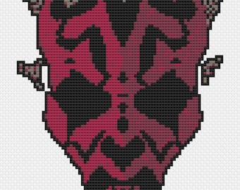 Star Wars Darth Maul: Revenge Cross Stitch PATTERN - Etsy
