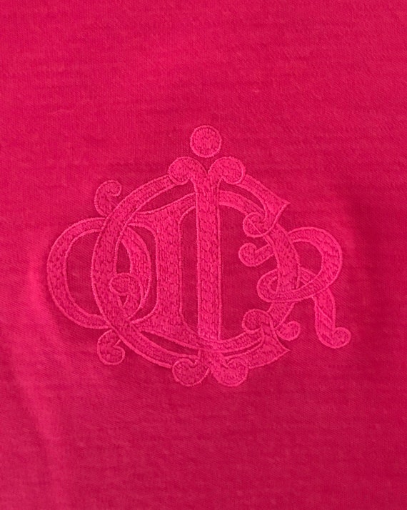 CHRISTIAN DIOR Vintage Logo Monogram Embroidered Knit… - Gem