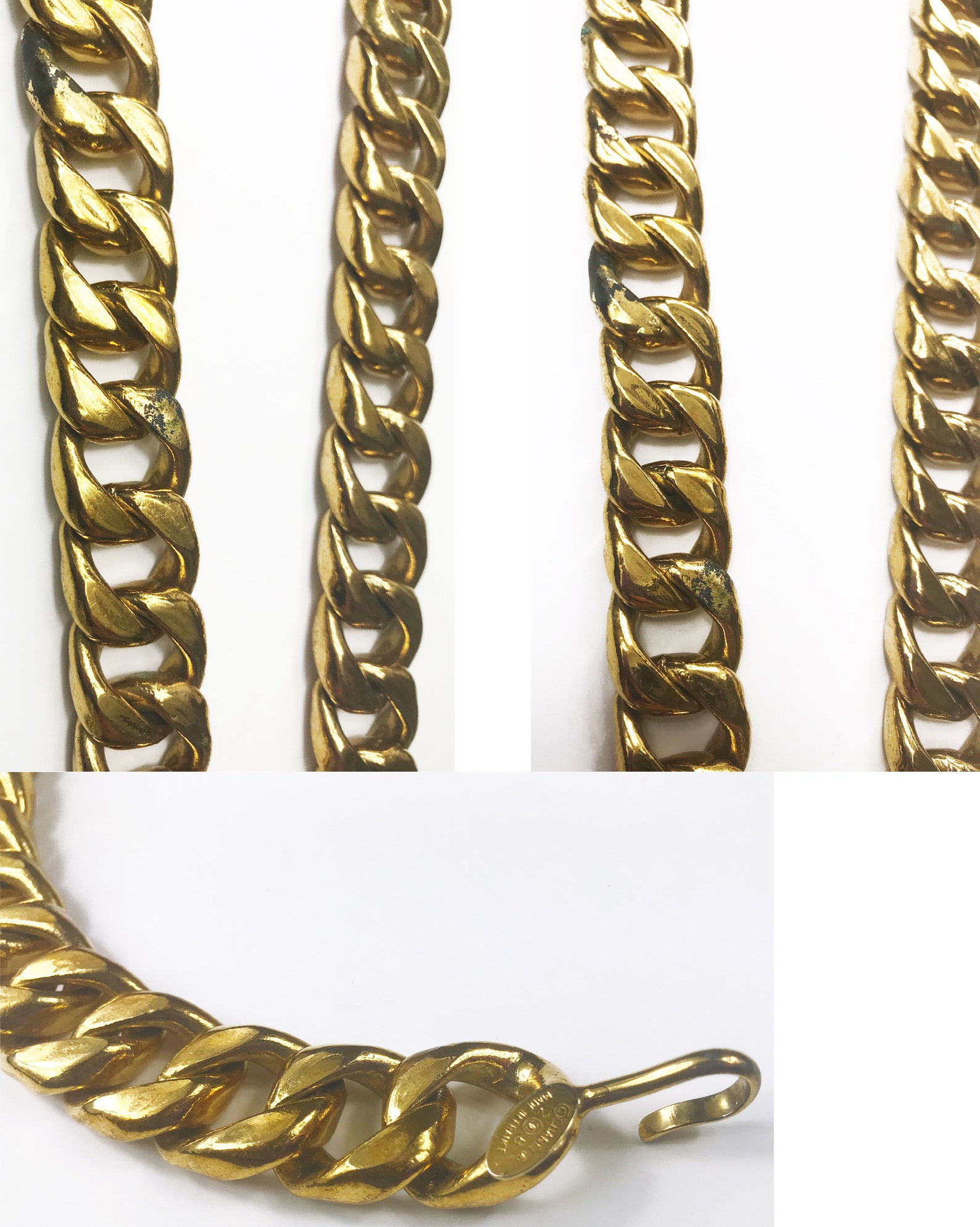 CHANEL Iconic Vintage 1990s Gold Logo Pendant RARE Chain - Etsy Australia