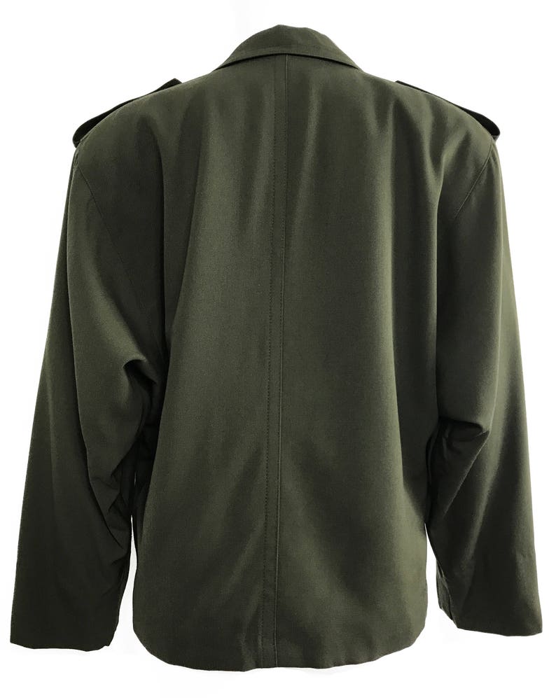ESCADA Vintage Khaki Military Batwing Jacket Army Green - Etsy Australia